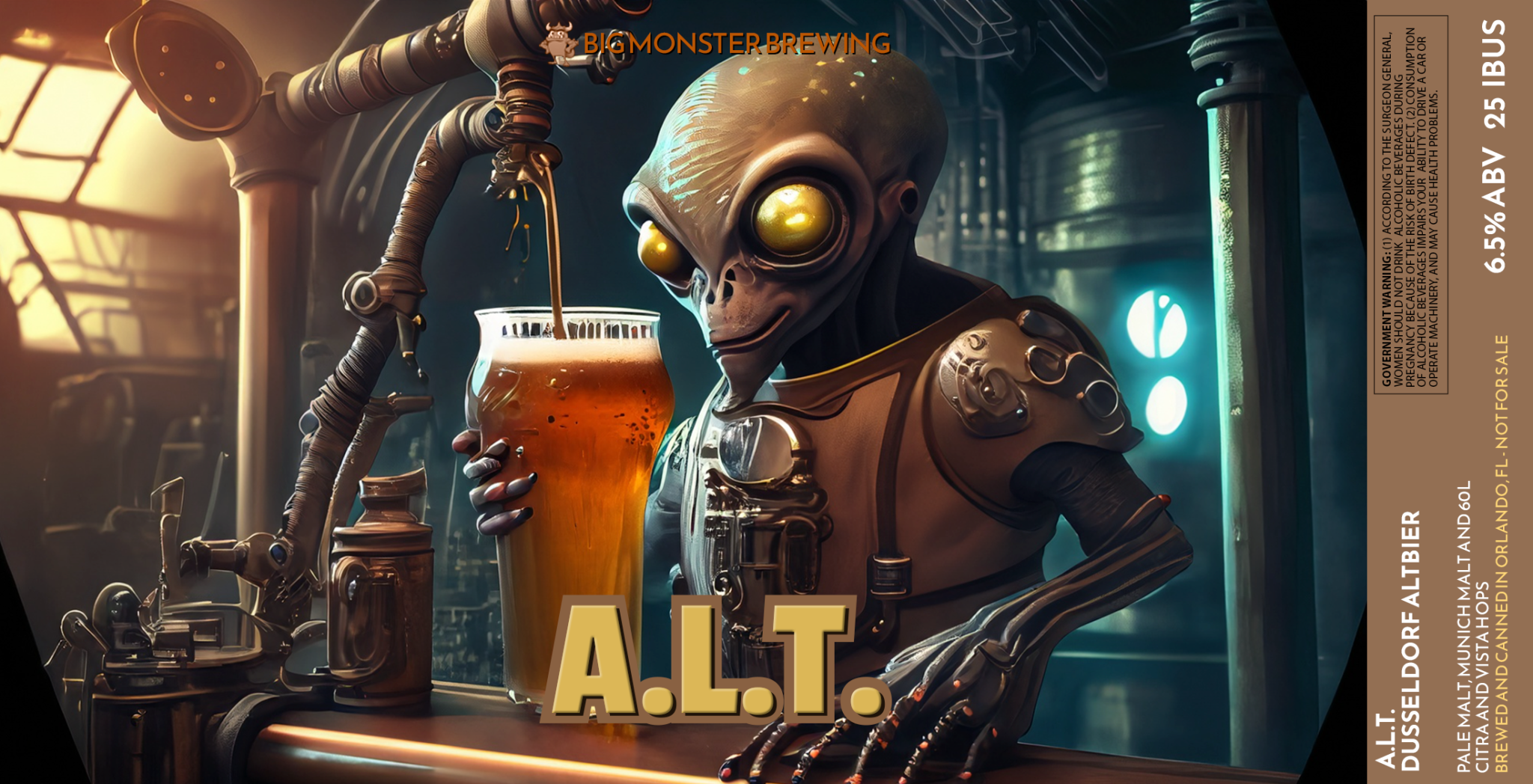 Label Gallery - Big Monster Brewing